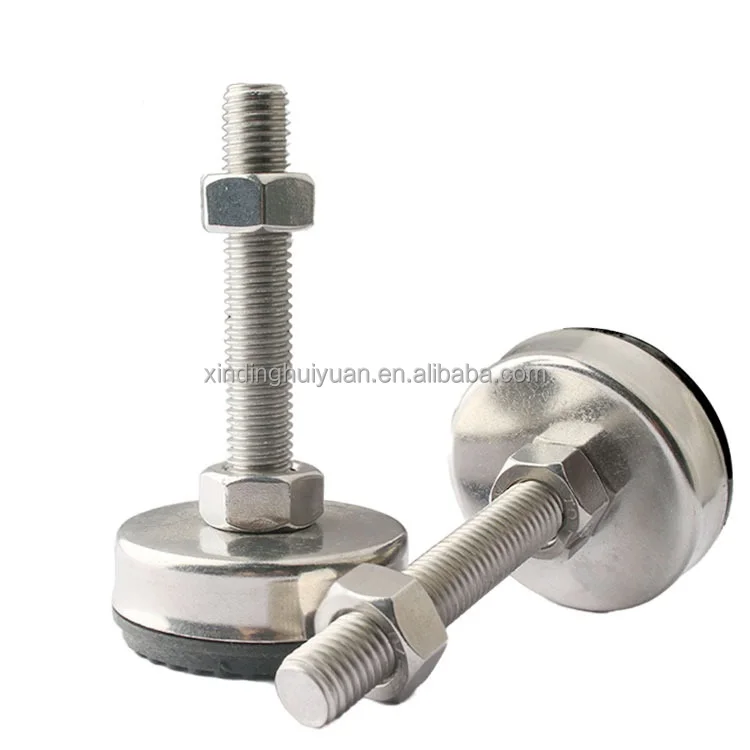 Heavy Duty Furniture Leveling Feet - M8 Stainless Steel