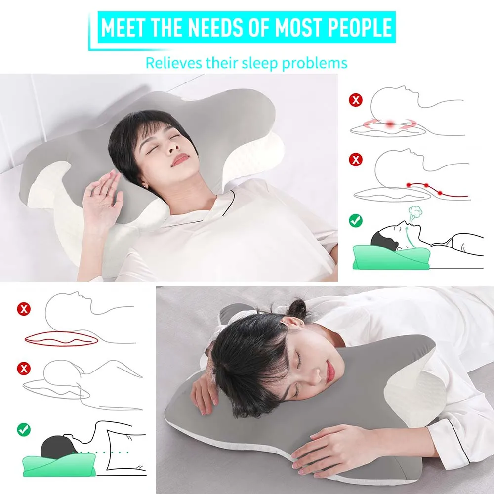 Different Sleeping Postures Acceptable Stomach Sleep Pillows Memory ...
