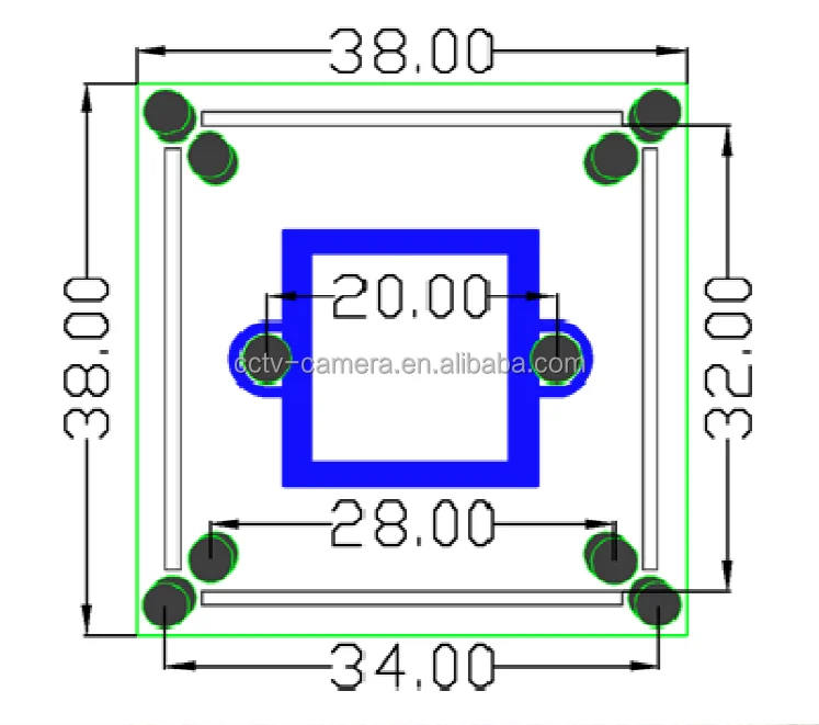 AHD CCTV Camera PCB Board - Ruision Technology Co, 2MP 1080P with Night ...