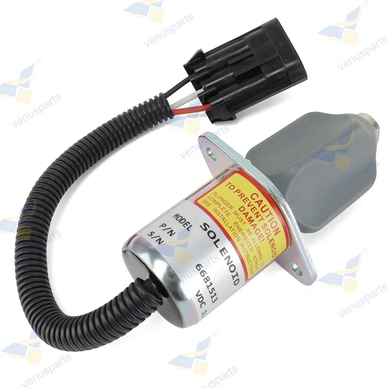 12V Shut off Solenoid 6681512 6681513 for Kubota Bobcat