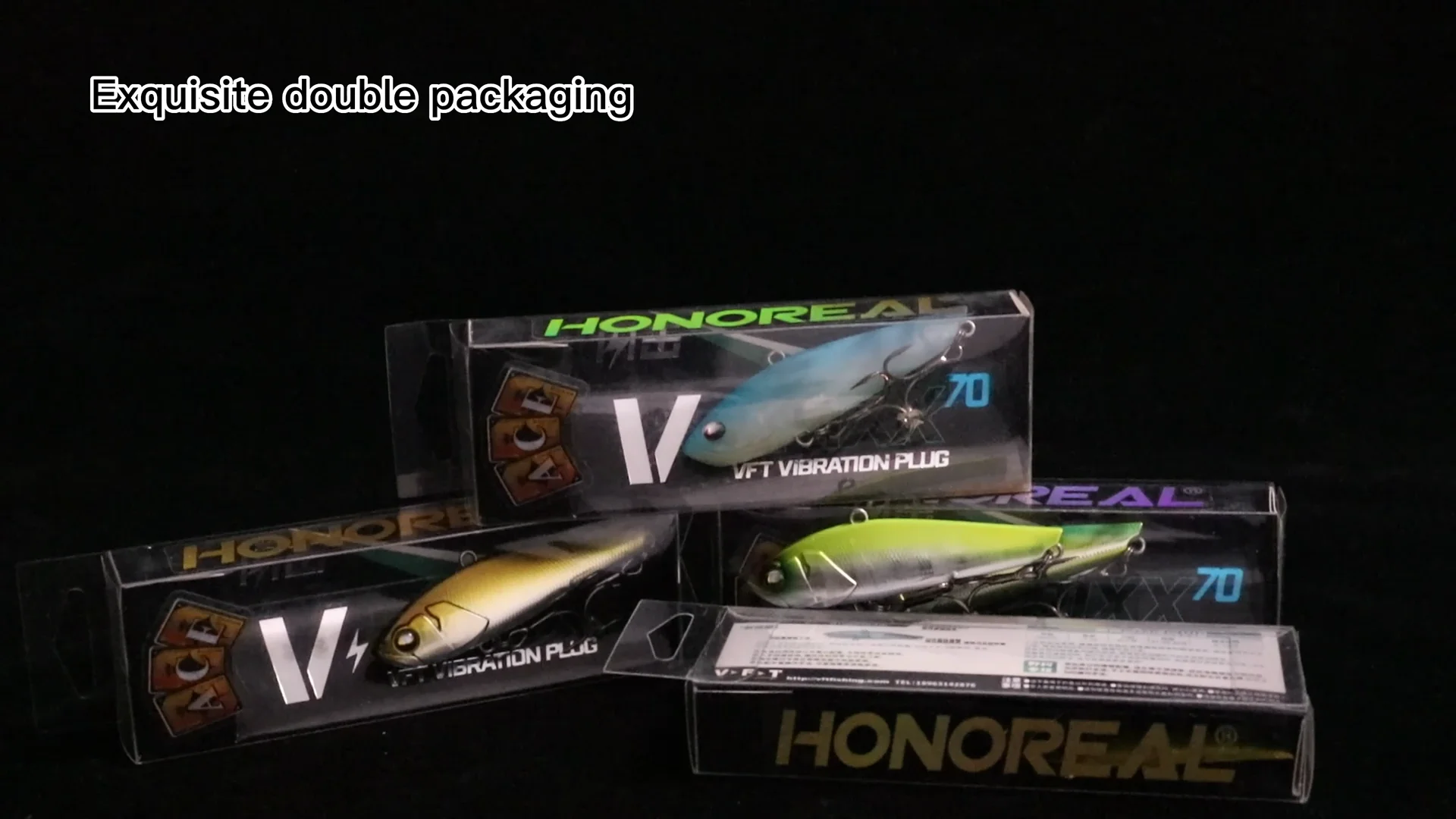 Honoreal Vft 70mm 11.5g Sinking Lure Bait Sinking Vibration Baits Custom Fish Vibe Fishing Lure ...