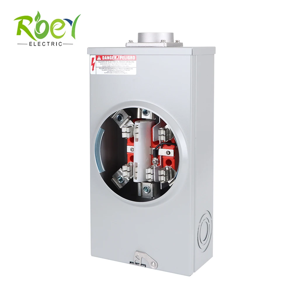 200 Amp 7-Terminal Three Phase Electric Meter Socket Base – ANSI ...