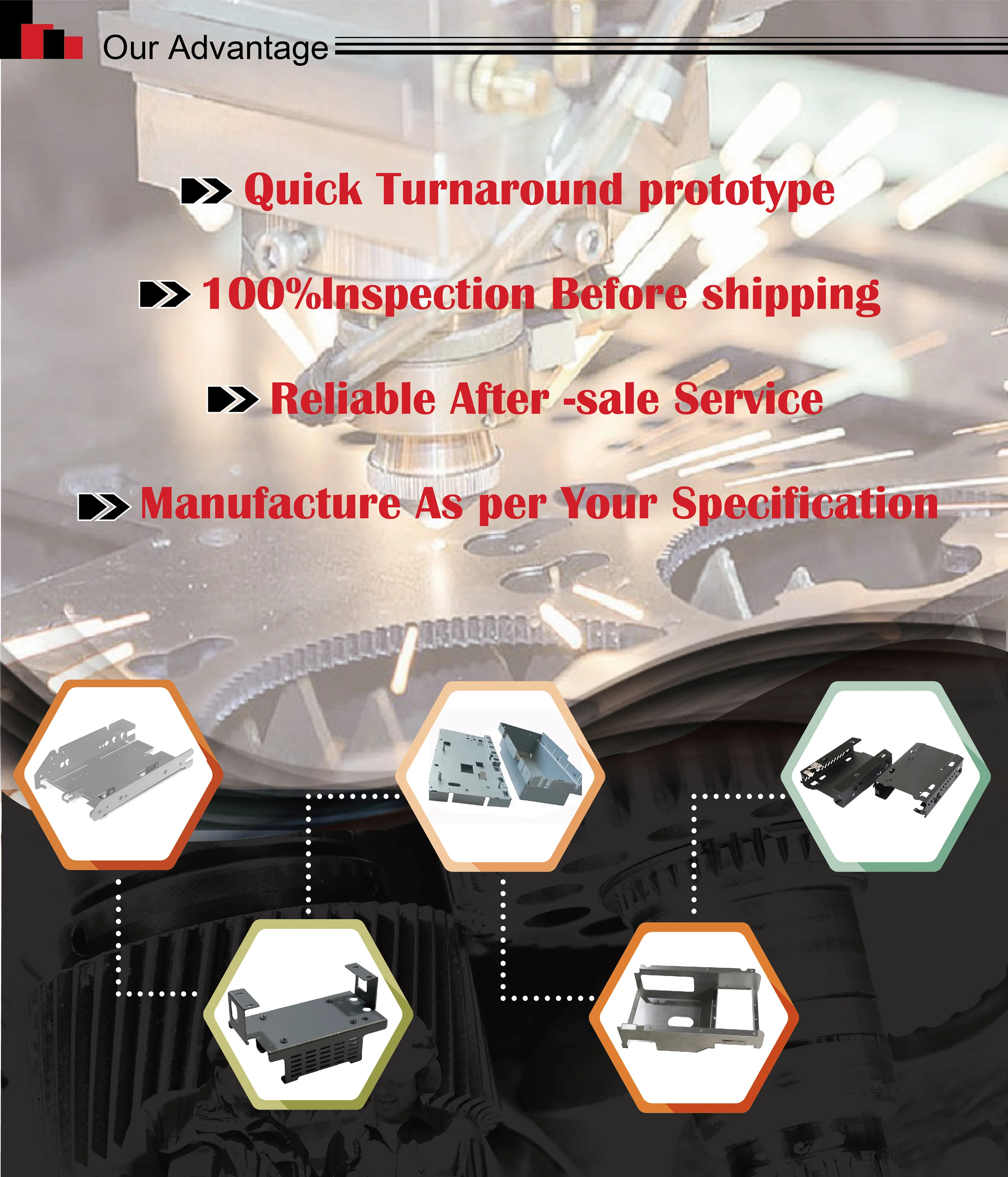 Customized Parts Sheet Metal Deep Drawing Parts / Metal Spinning Part ...