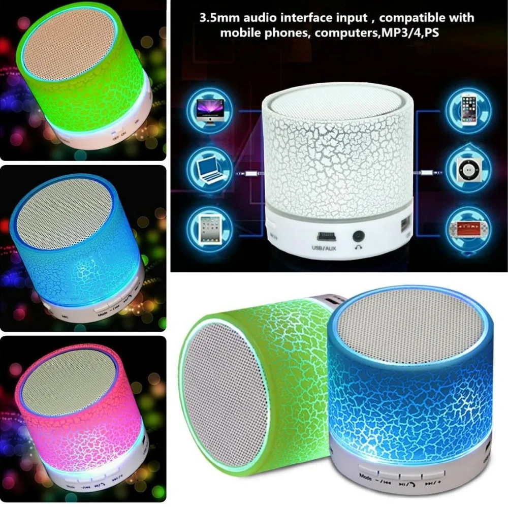 Portable Mini Wireless Bluetooth Speaker - USB Stereo Sound