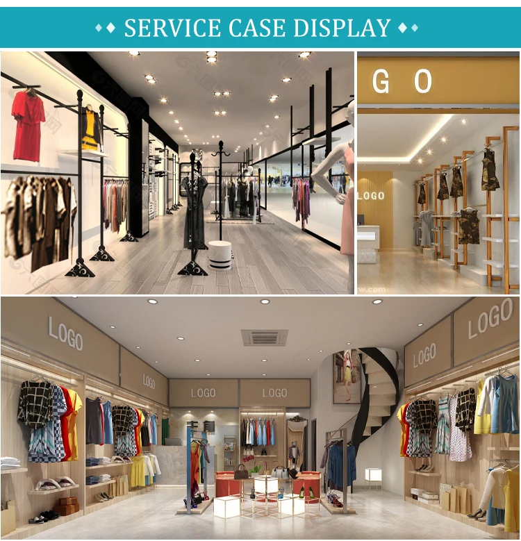 Innovative Fashion Retail Clothes Racks for Shop Display