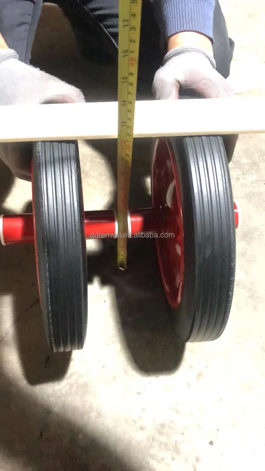 13x3 Inch Rubber Solid Wheel With Leng Hub Nylon Washer - Buy 13 Inch ...