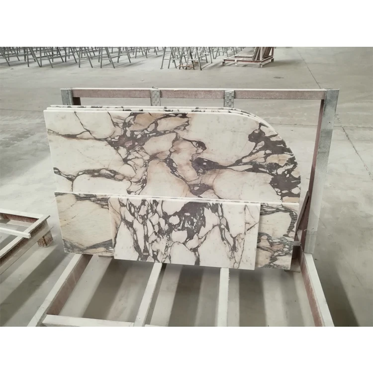 Custom Calacatta Viola Marble Tables - Luxury & Style
