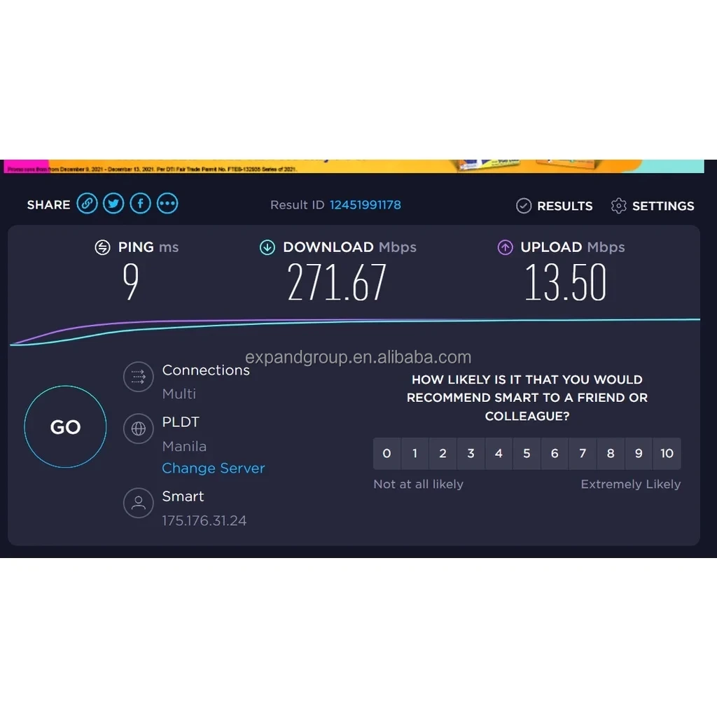 Fiberhome 5G CPE LG6121F - Wifi6 Router with 2167mbps Speed