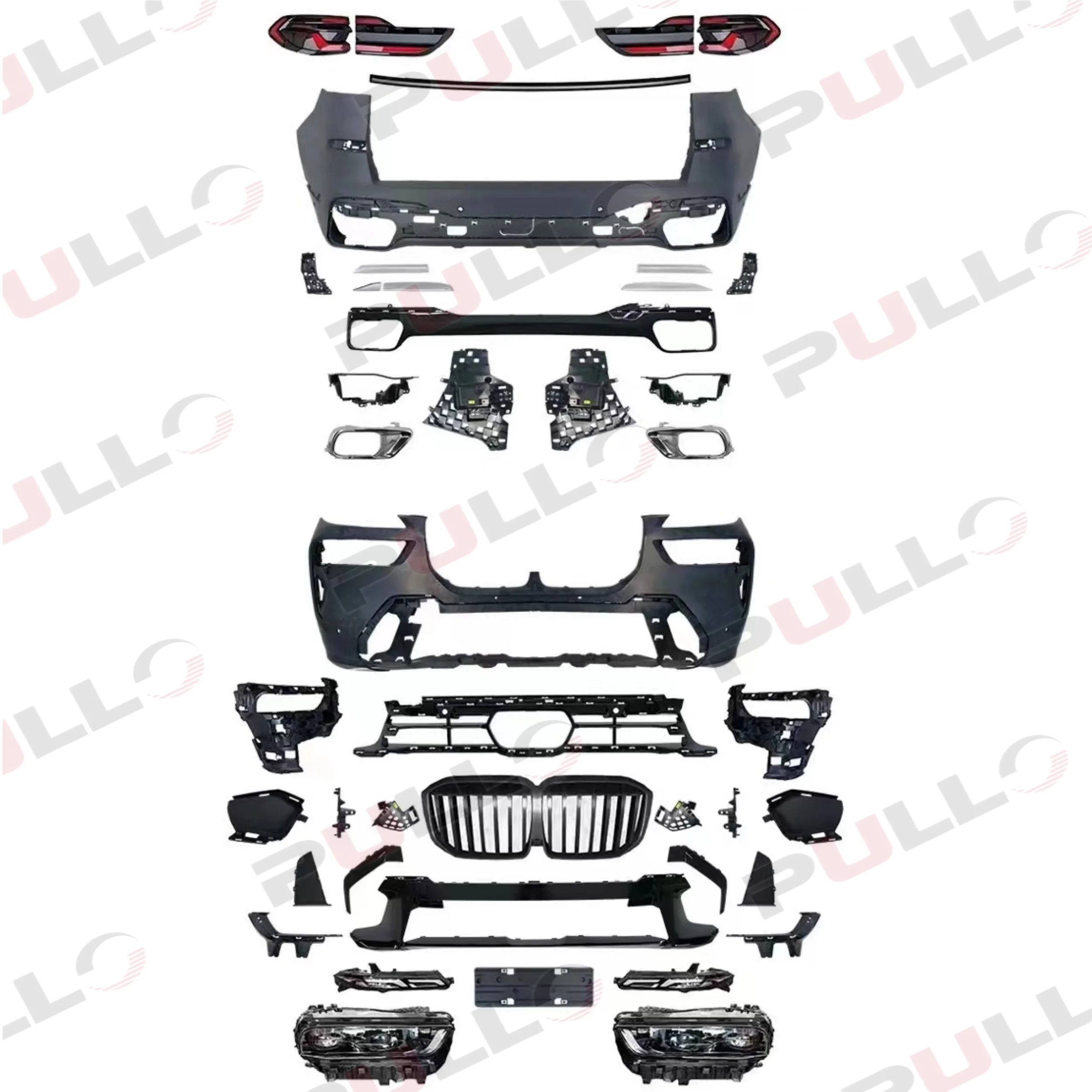Car Body Kit For Bmw X7 G07 19-22 To 2023+ Sport Model Include Front ...