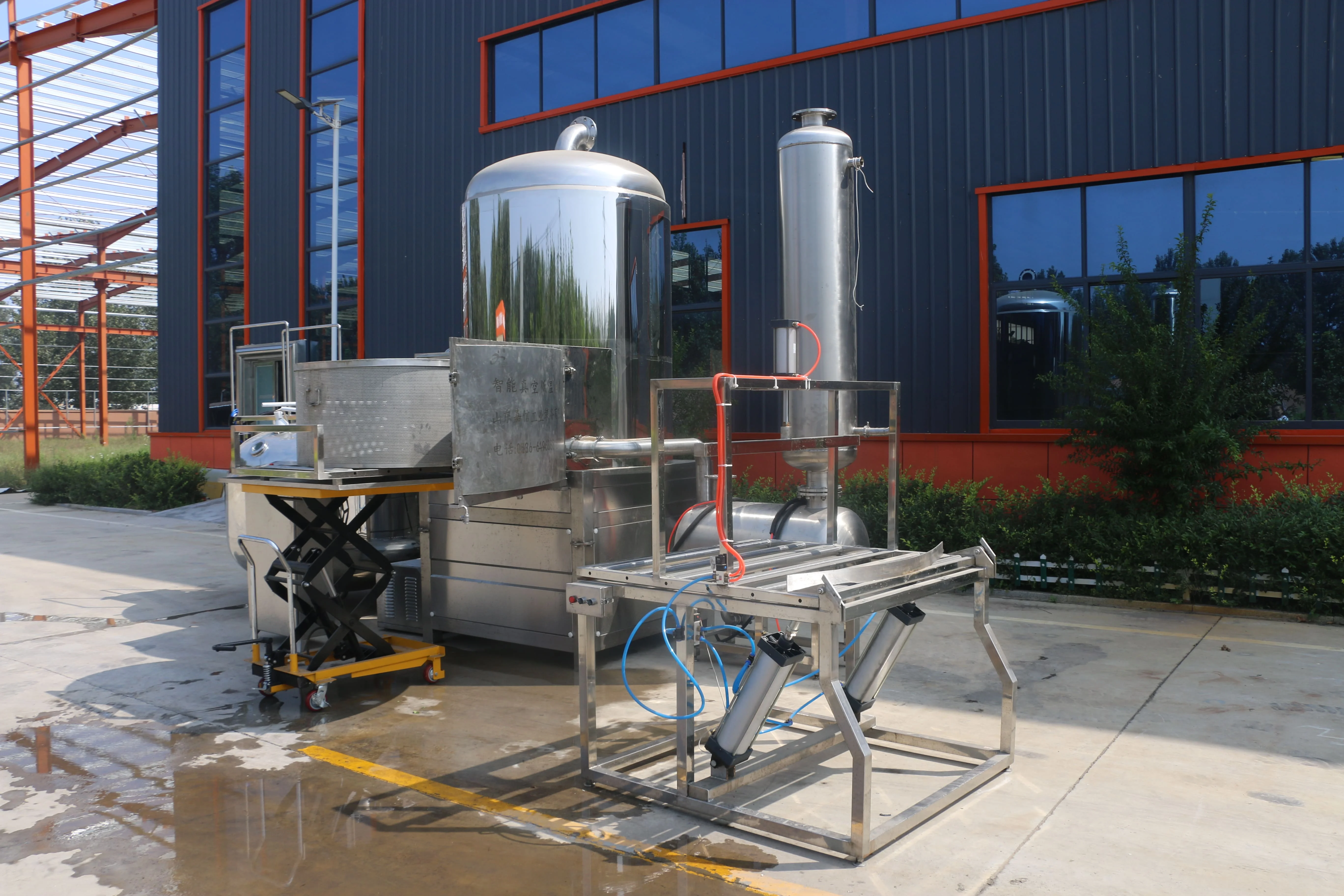 Crisps Fryer Industrial Potato Okra Fryer Industrial Chips Fryer Vacuum ...