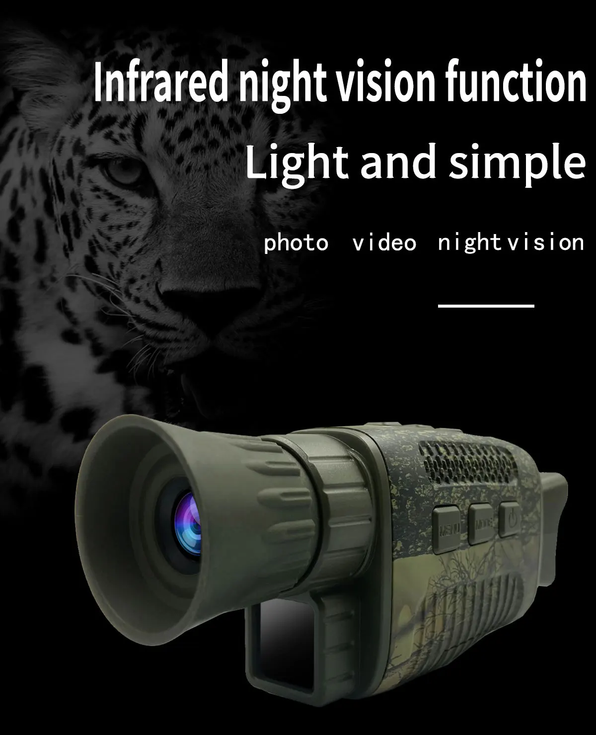 4k New High-definition Infrared Single Tube Night Vision Wholesale ...