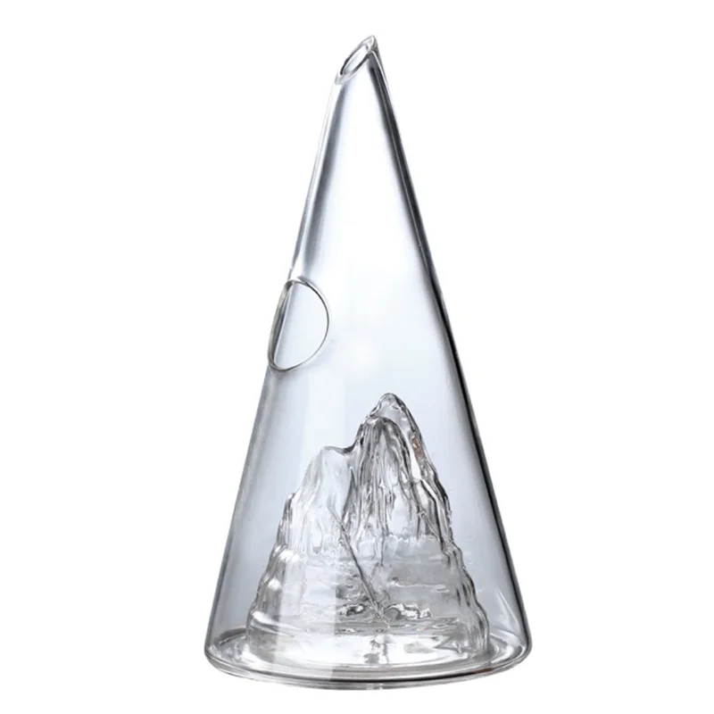 Pyramid Glass Whiskey Liquor Decanter - Buy Pyramid Shaped Bottle Glass ...
