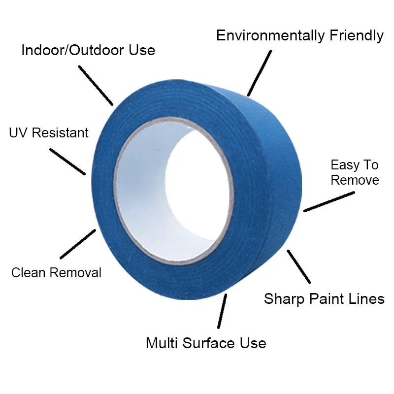 Blue Uv Painter Masking Tape - Buy Painter 14 Days Painting Color ...