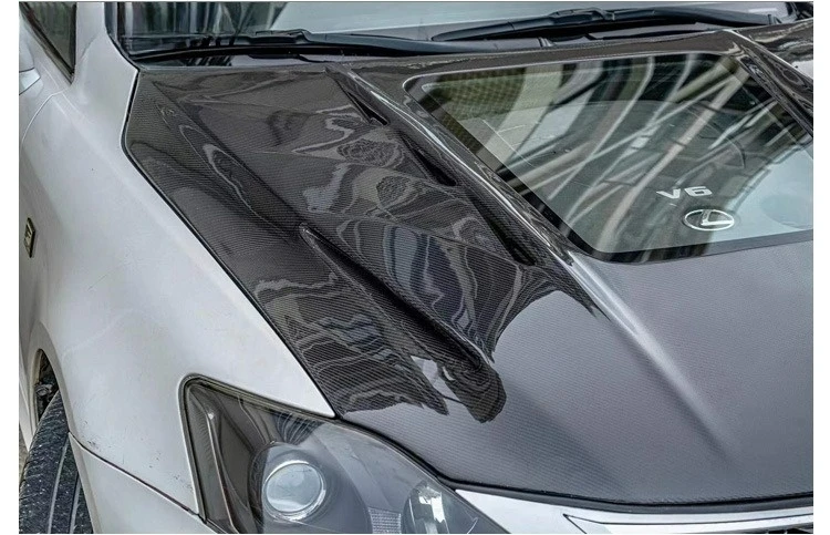 Factory Carbon Fiber Hood For 2006-2013 Lexus Is250 Engine Hoods Lexus ...