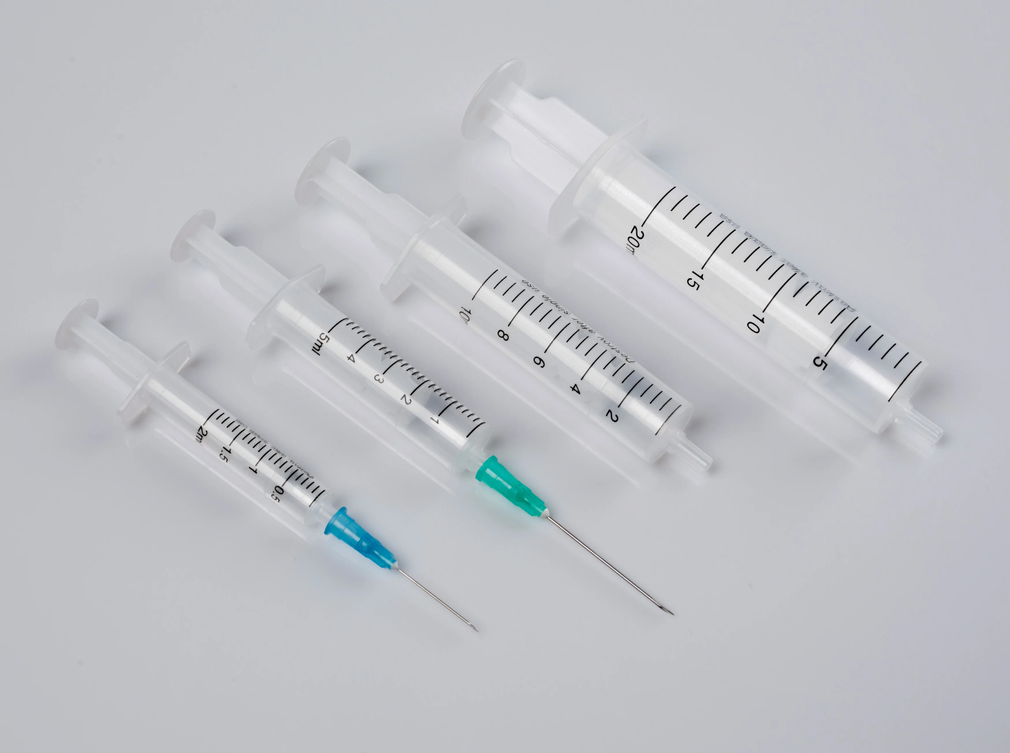 Medical Sterile Disposable Plastic Luer Lock Luer Slip Syringe Hypodermic Injection Syringe With ...