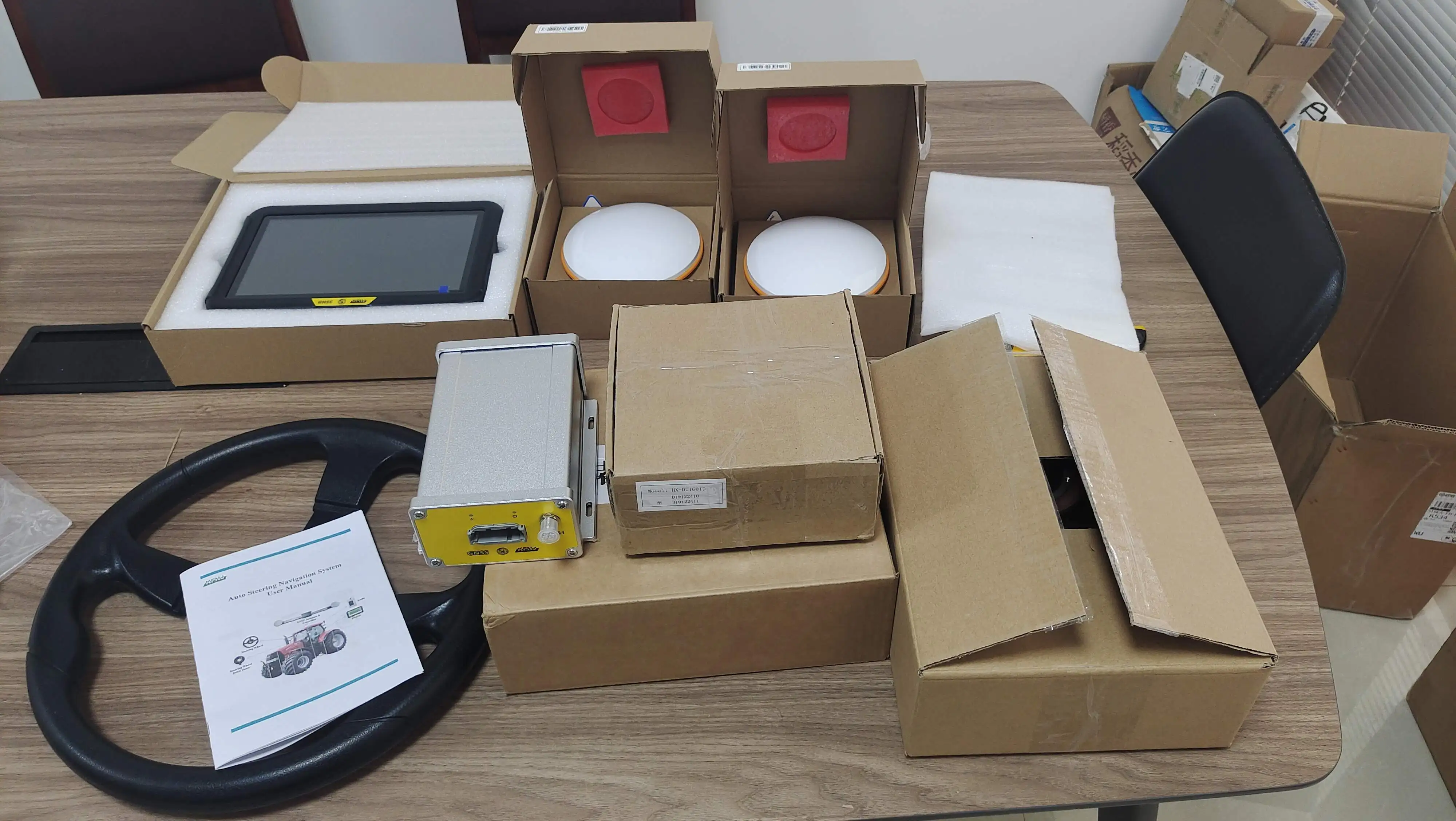 Auto Steering Automatic Driving System Gps Gnss Rtk Autopilot Steering System Farming Machinery ...