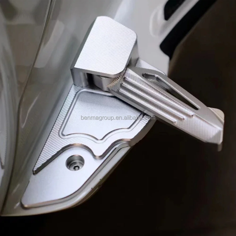 Motorcycle Foldable Foot Steps Extension Foot Pedal Adapter For Vespa ...