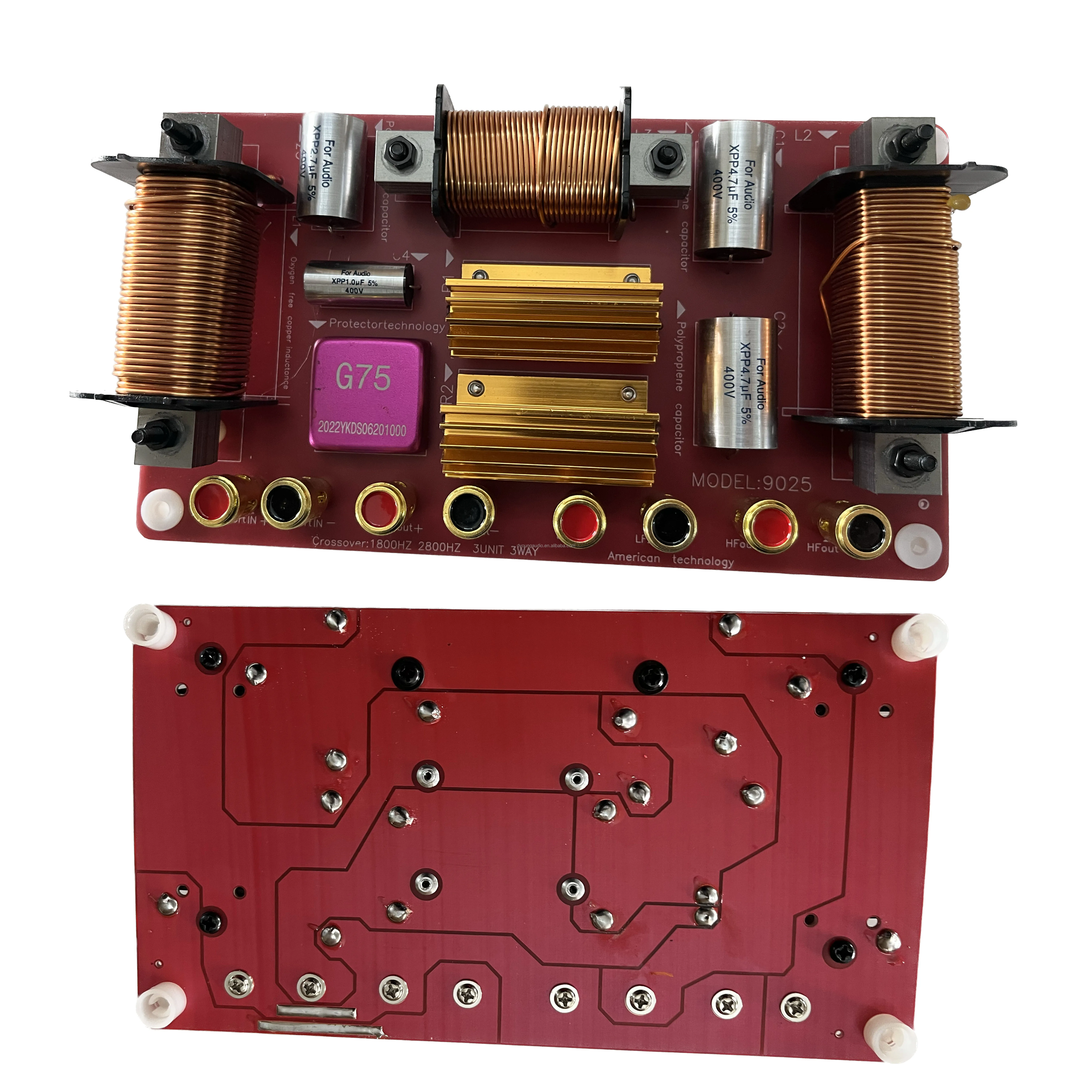 15 Inch 3 Way 1500w Pro Audio Outdoor Full Range Crossover Network 9025 ...