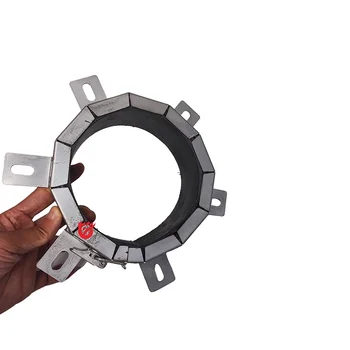 Pvc Pipe Intumescent Fire Collars Top-quality Firestop Technology For ...