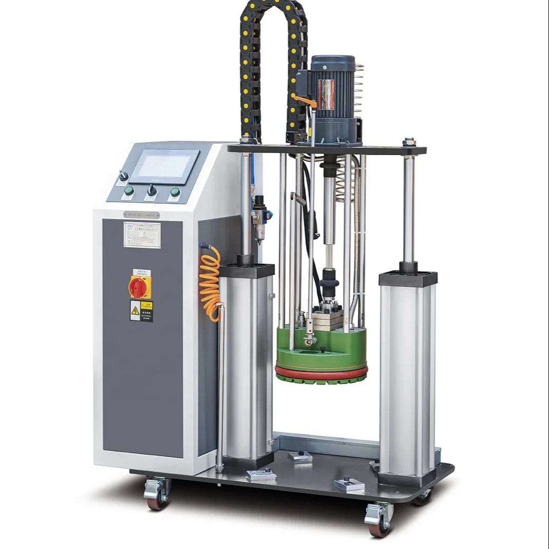 Sp-pur5 Touch Screen Semi-automatic Hot Melt Glue Machine With Plc ...