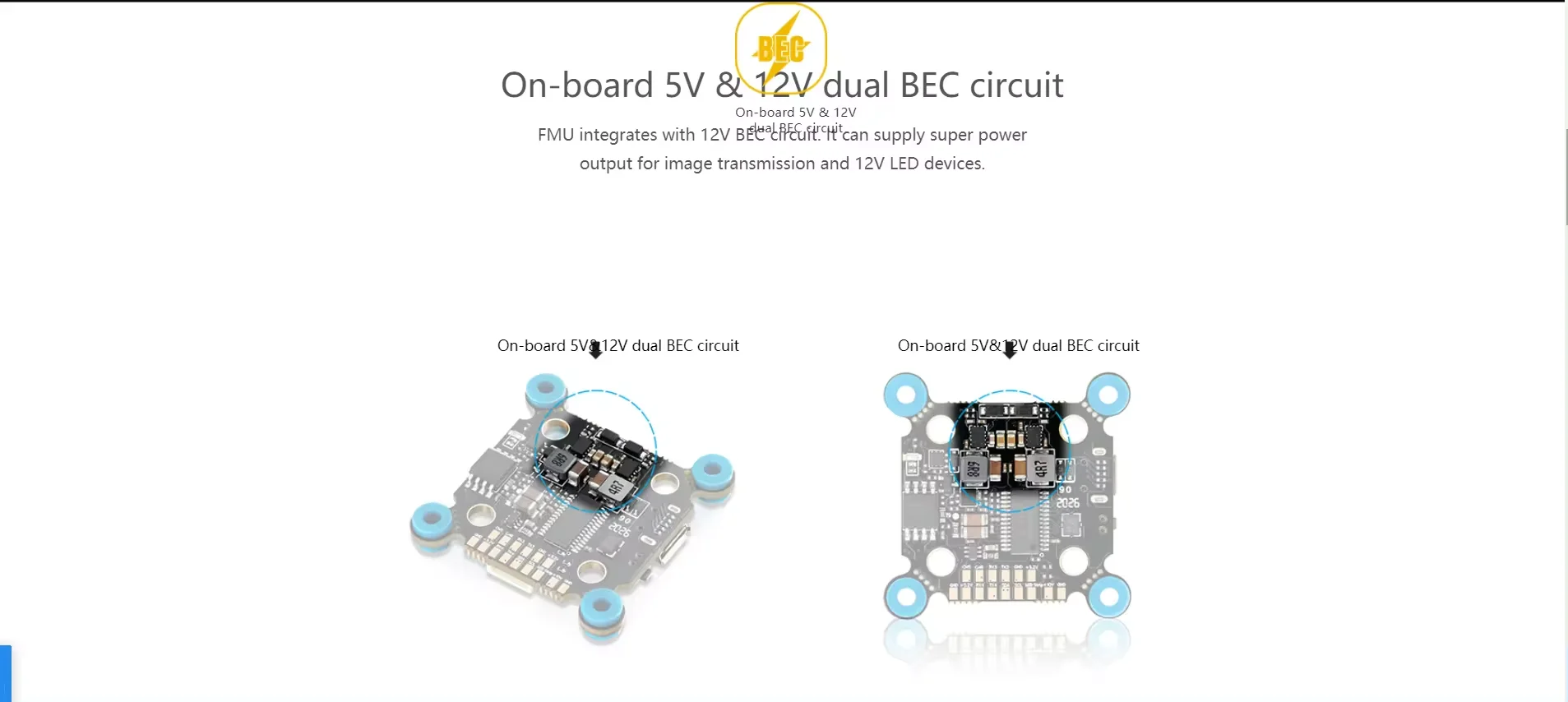 Hobbywing Xrotor Flight Controller F7 - Current Monitoring