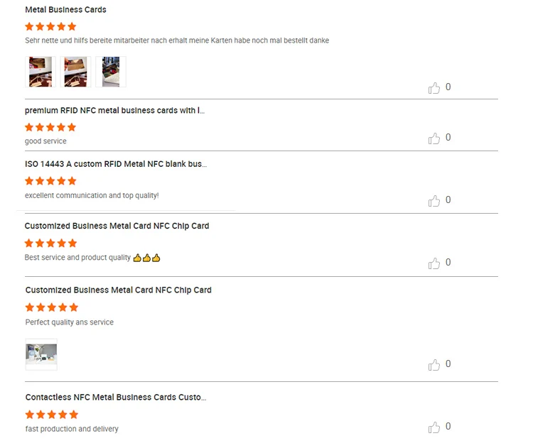 Nfc Metal Business Card Blank Custom Iso 14443 Rfid Metal Nfc Blank ...