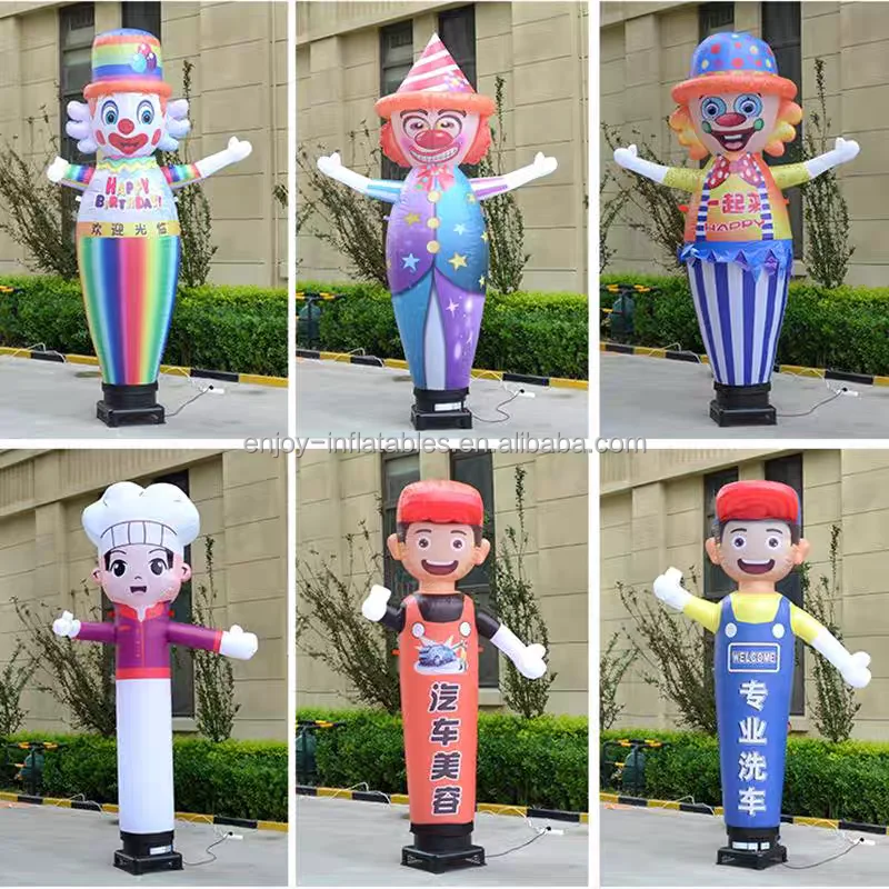 3m High Waving Hands Boy Inflatable Air Dancer for Advertising