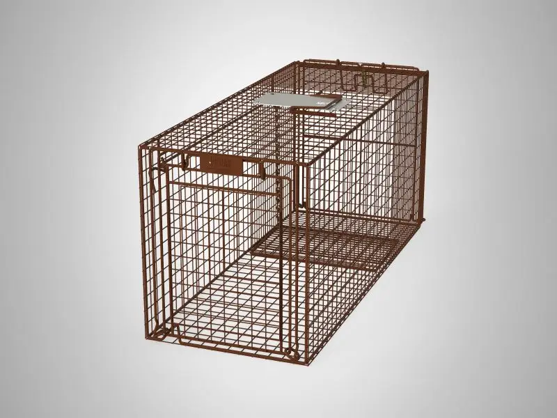 Durable Steel Wire Trap Cage - Easy Assembly & Custom Size