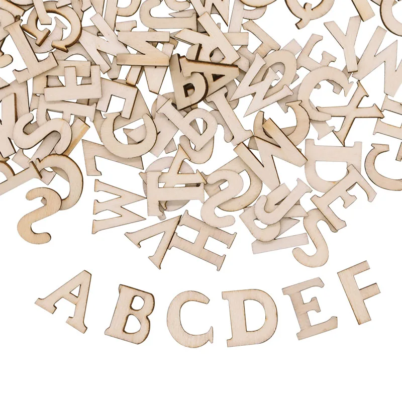 Wooden Alphabet Letters Craft