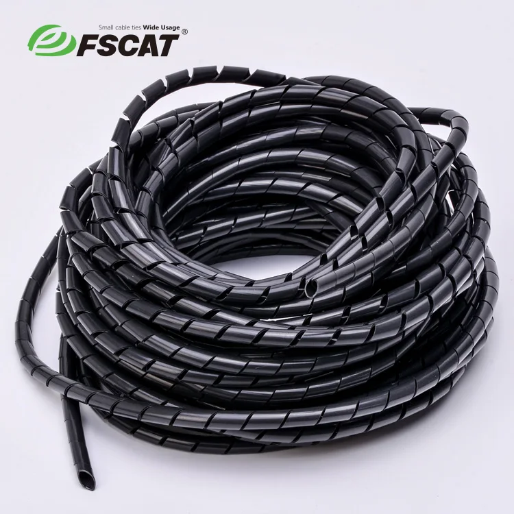 FSCAT Cable Tidy Wire Insulation Spiral Wrapping Band