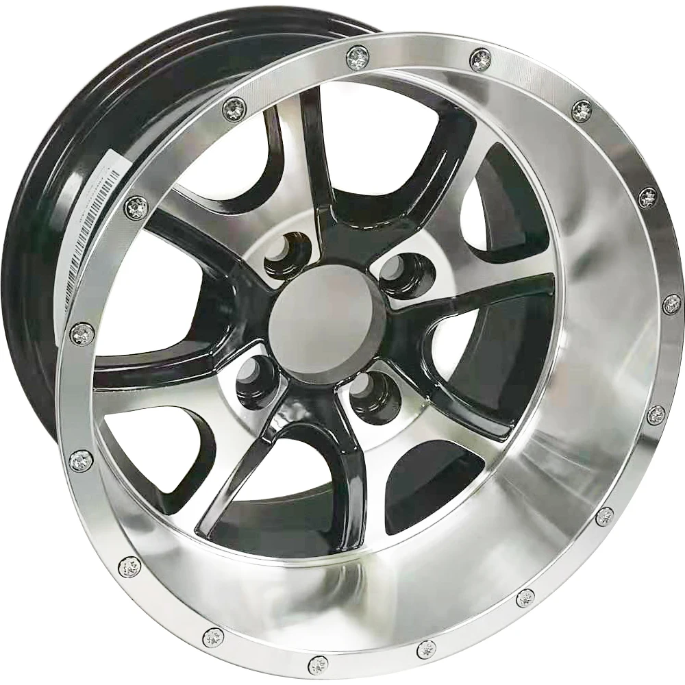 12x7 Golf Cart Aluminum Wheel Rim, 12 inch Alloy Rim Golf Car Wheel Rim ...