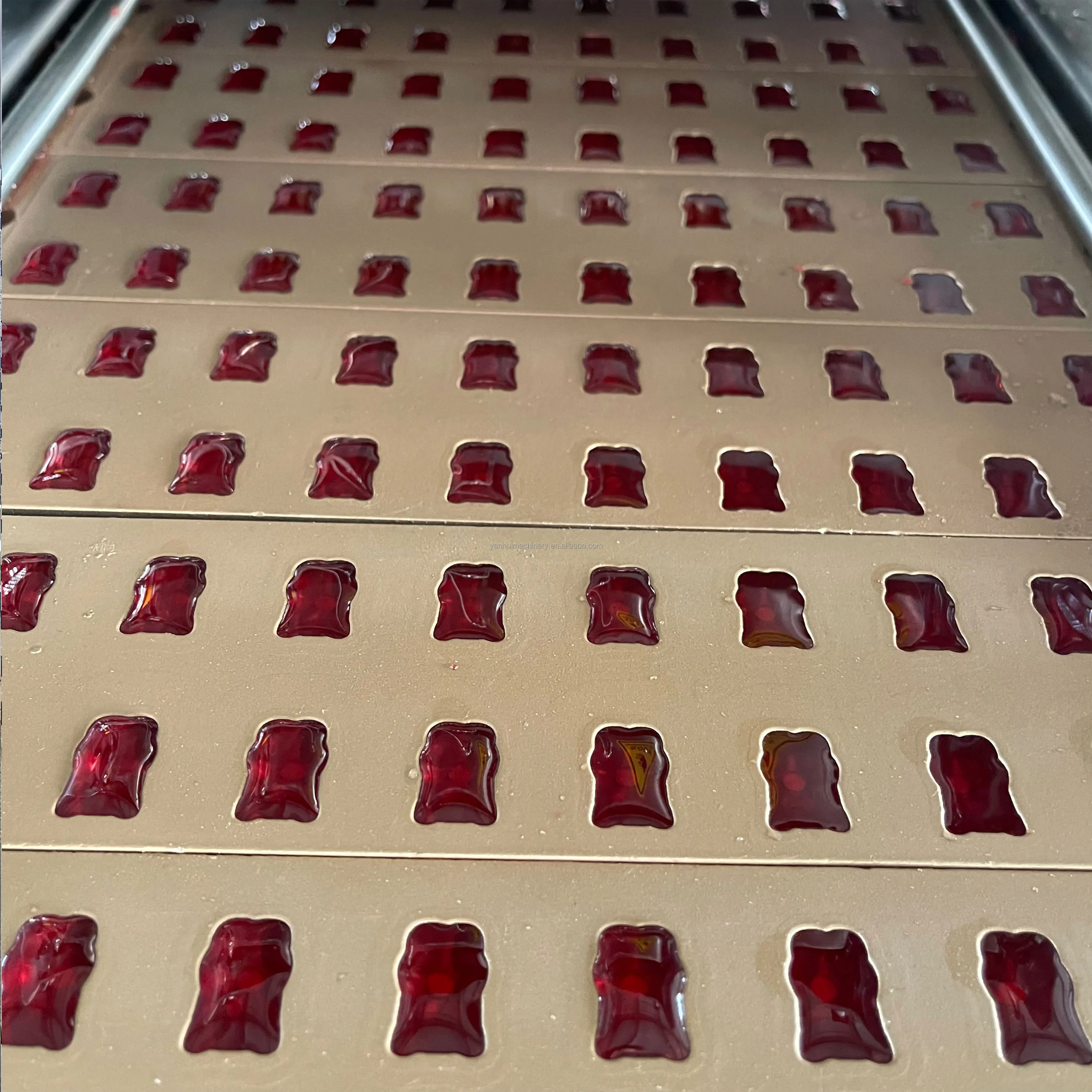 Small Scale Gummy Mold Universal Depositor Semi Automatic Sugar Mint ...