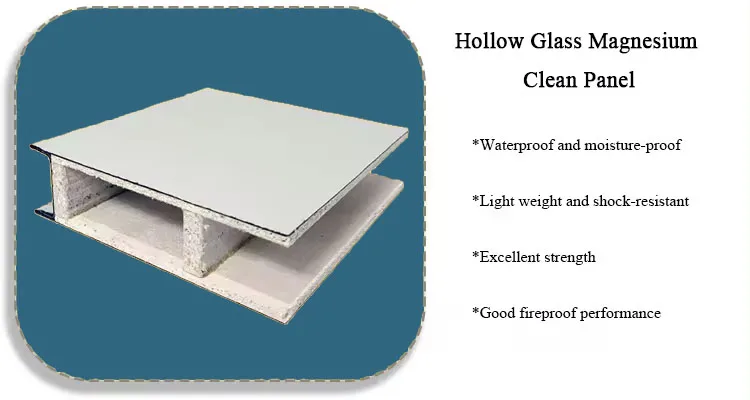 Clean Room Project Wall Panel - MGO Board - Waterproof & Fireproof