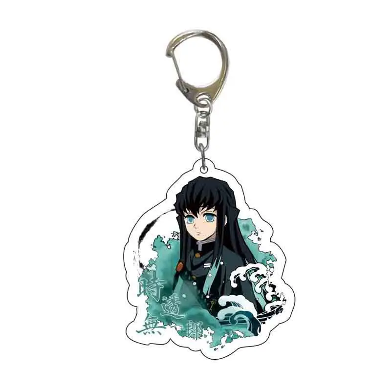 Customized Demon Slayer Cute Acrylic Keychains - Dessin Tueur