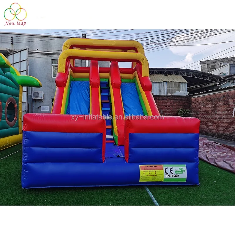 Hot Sale Soccer Ball Boy Jumping Combo Inflatable Dry Slide - Buy ...