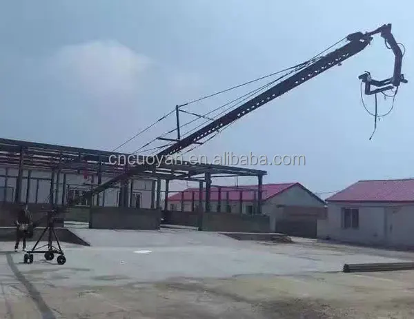 Jimmy Jib Motorized L Shape Pan Tilt Roll Dutch Head Camera