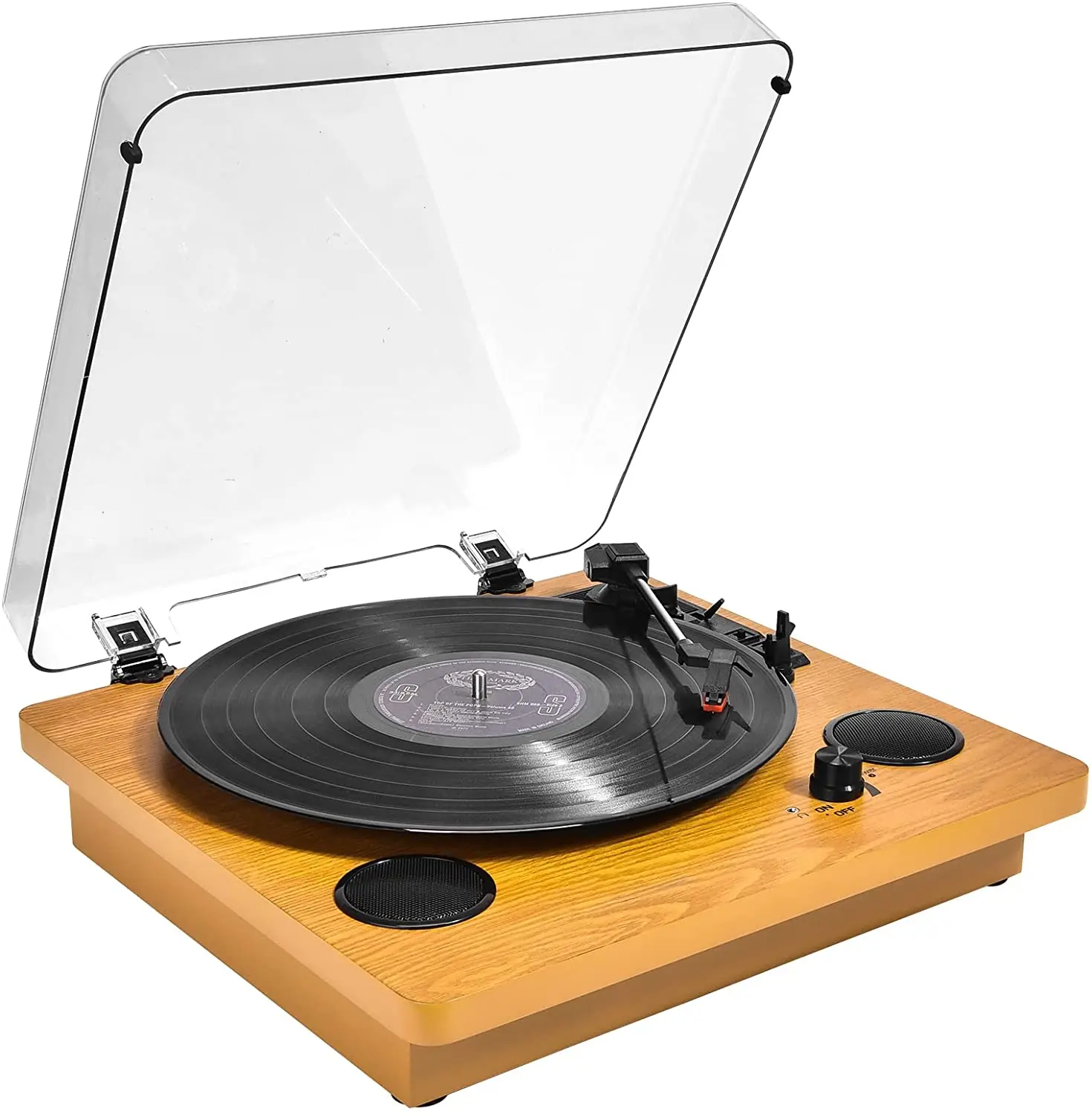 Hotsale Dust Cover Turntable Vinyl Record Player Gramophone With Aux In ...