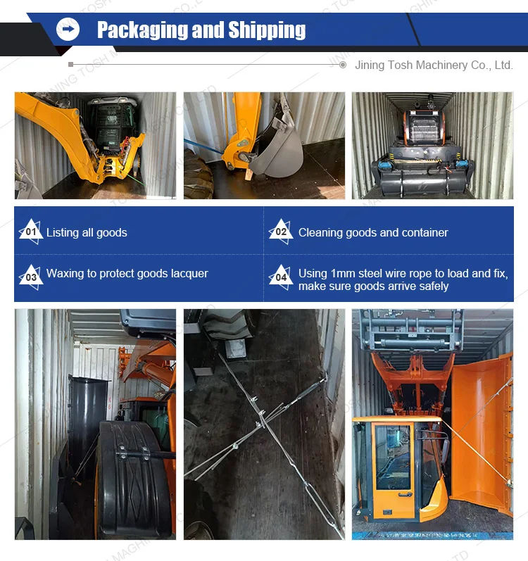 TOSH Backhoe Excavator Loader 4x4 - High Efficiency Machinery