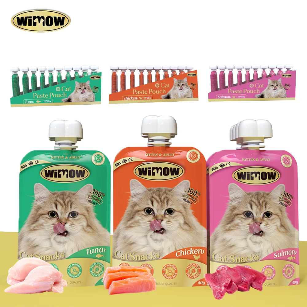 cat snacks wet food pouch bag 0.04kg Pet food good for cat urinary system