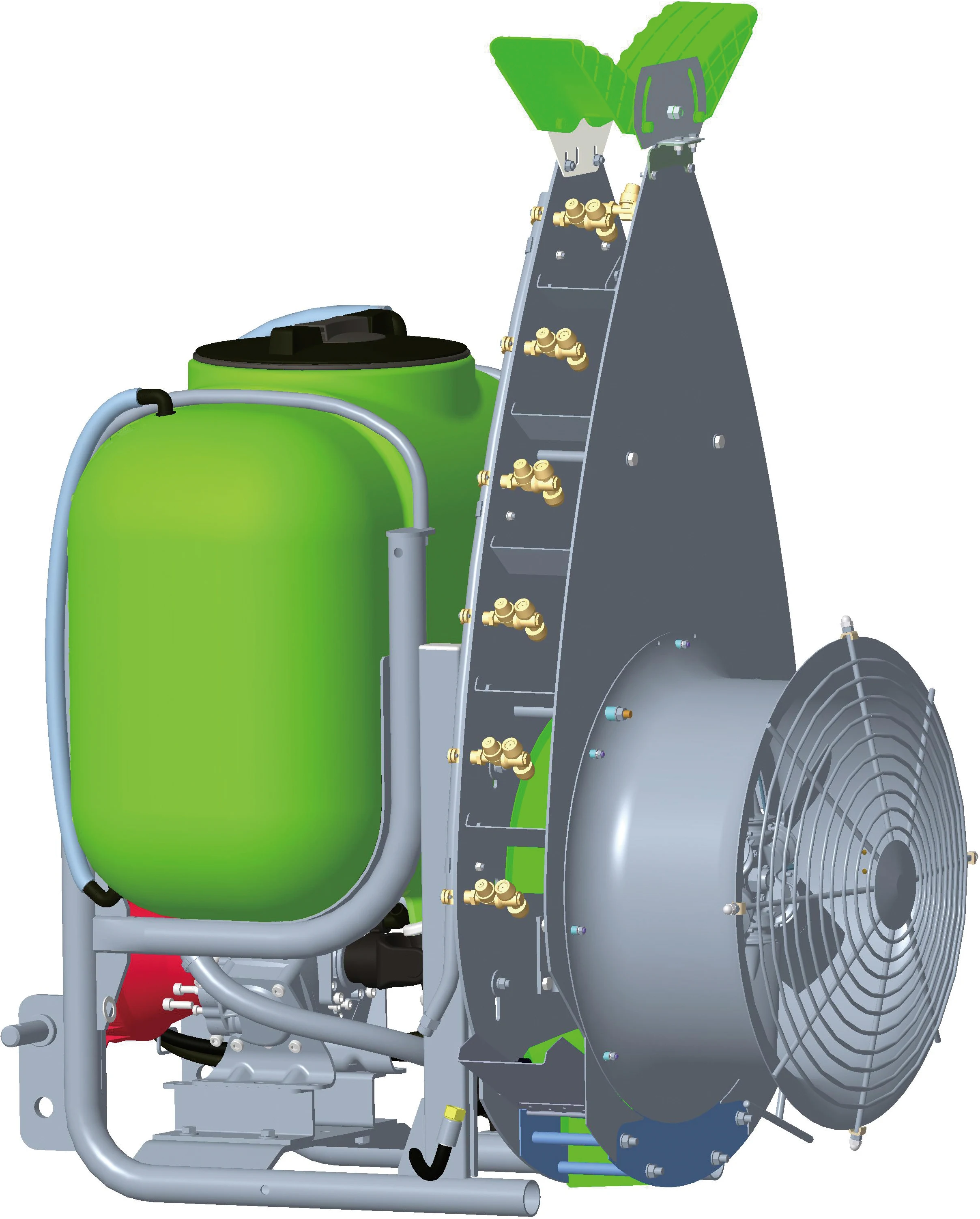 Alibaba.com: Tractor Mounted Air Blast Agricultural Sprayer with 600L ...