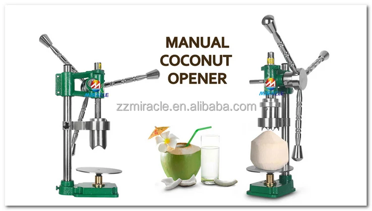 Manual Coconut Cutting Machine - Efficient Fresh Coconut Opener
