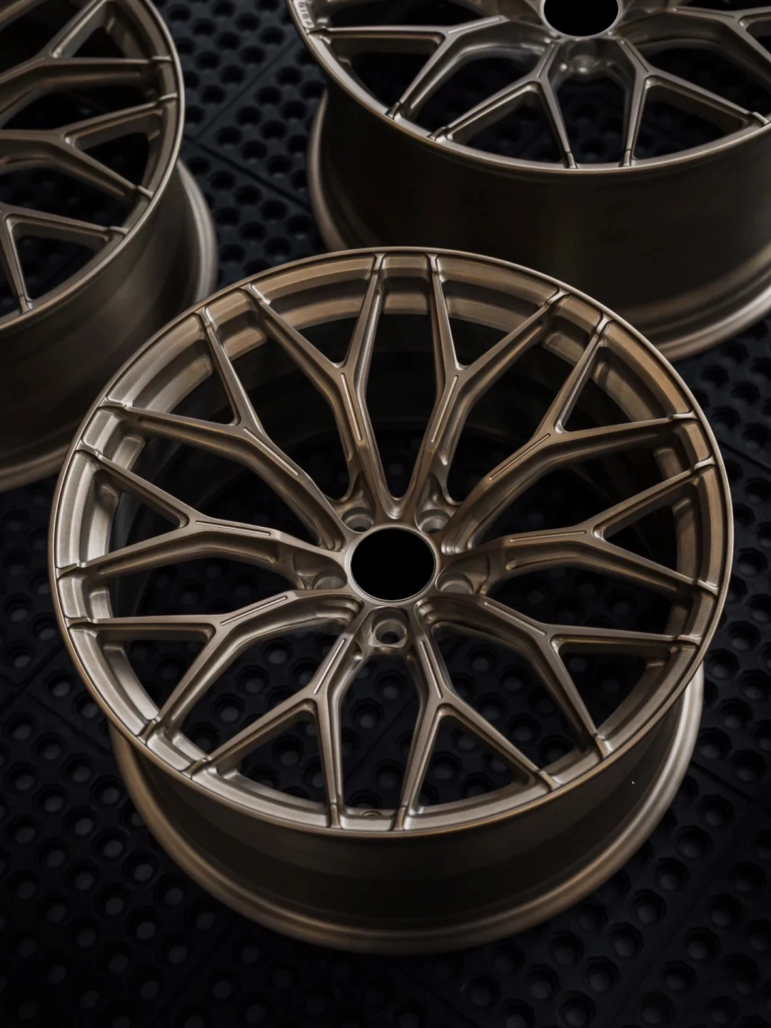 18 19 20 21customized Wheel Brushed Bronze 5x112/130 Forged Wheels ...