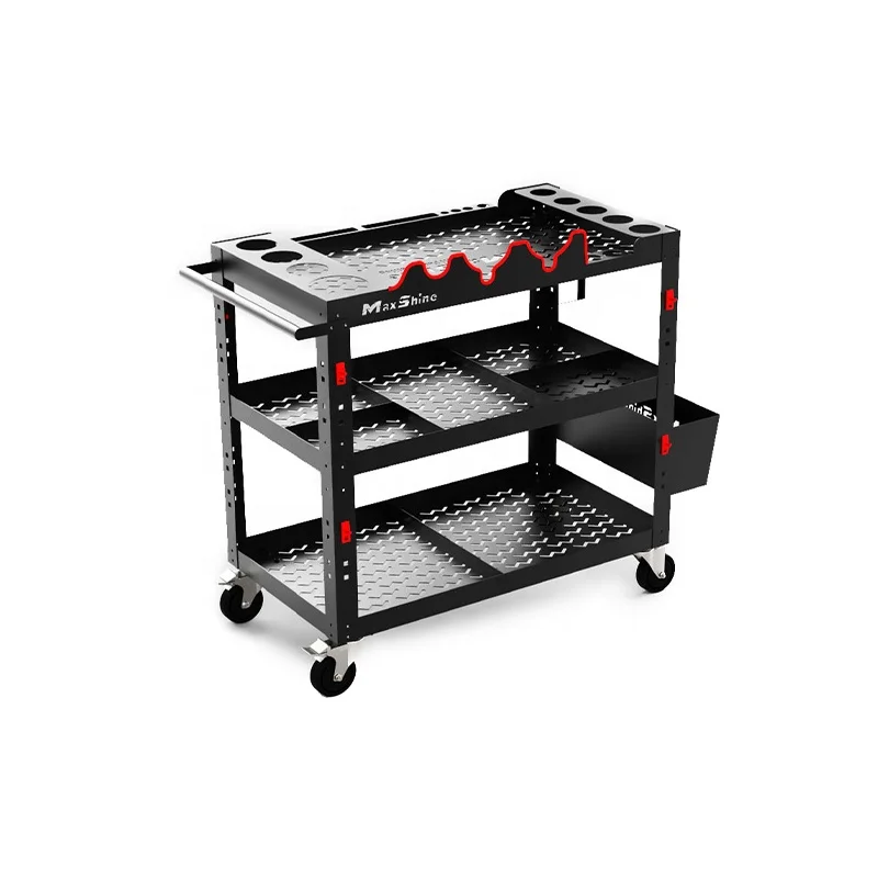Maxshine New Premium Steel Detailing Rolling Trolly PRO Rolling ...