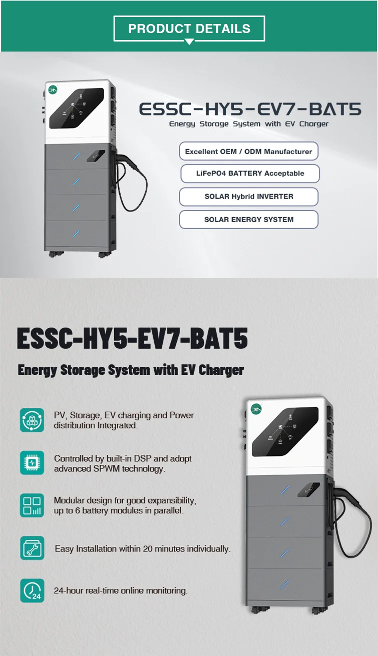 7kw Emergency Energy Storage System With Electric Vehicle /ev Charger ...