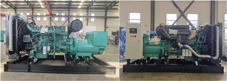 Genuine Volvo 300kw Generator Three Phase Silent Soundproof Type Volvo ...