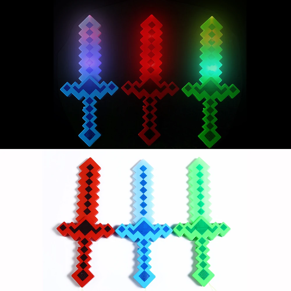 Double-headed LED Samurai Sword Wand Toy for Kids - Fun & Safe