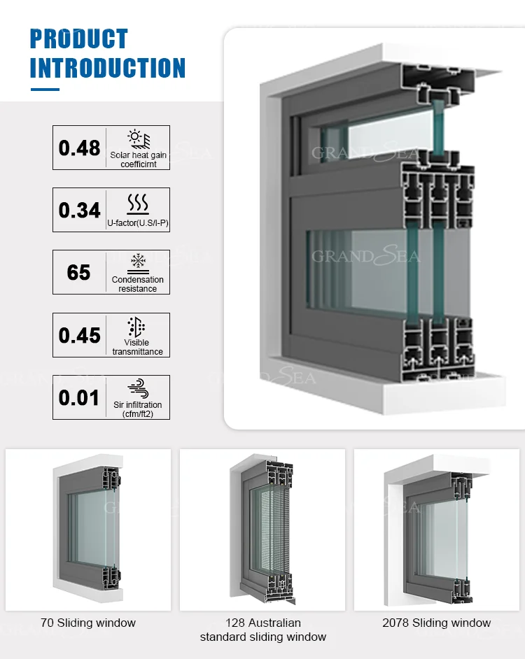 Brunei Aluminium Sliding Windows and Doors Frame Design