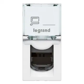 Legrand Type Rj45 Toolless Cat6 Utp 1 Module Network Keystone Jack ...