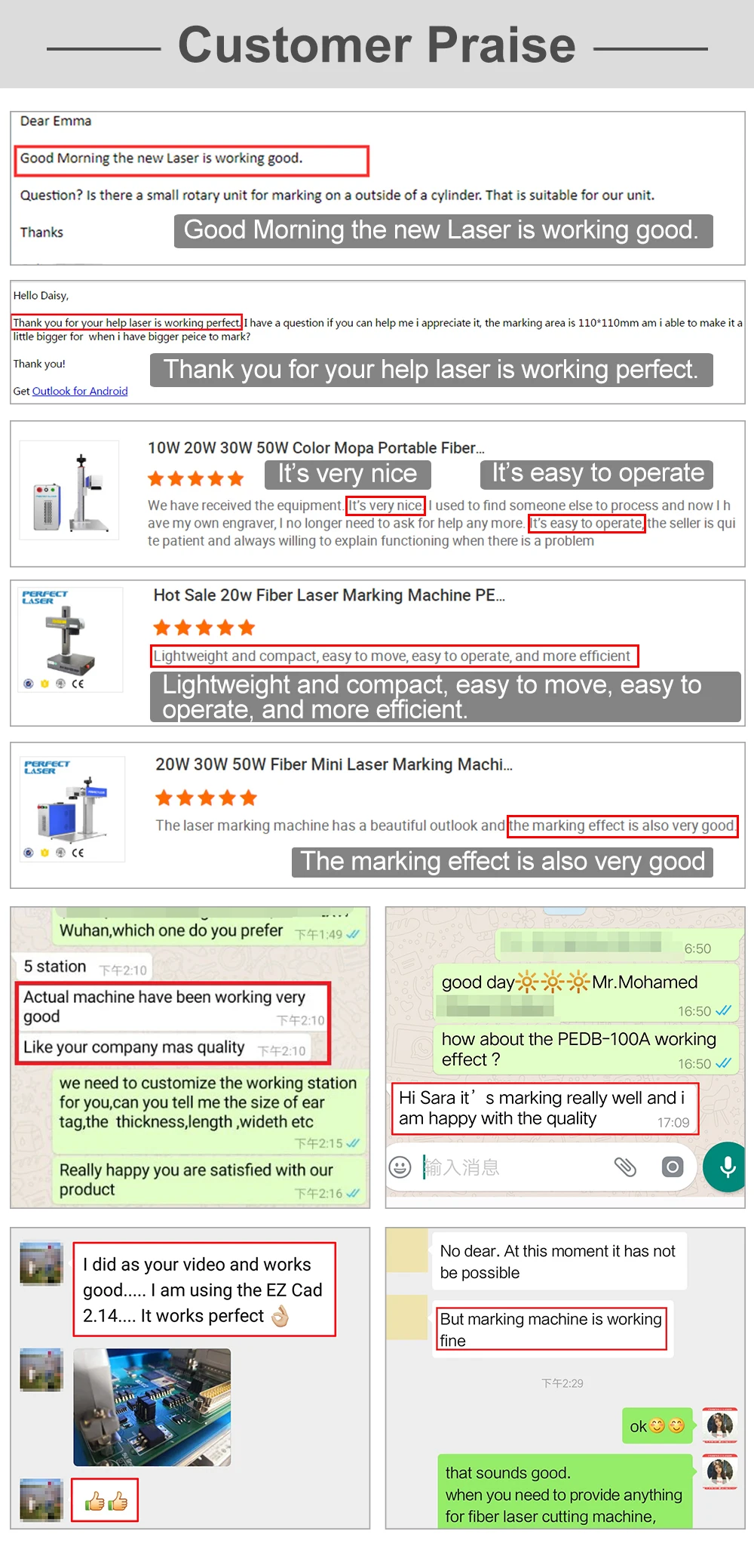 Perfect Laser- 20w 30 Watts Mini Portable Handheld Desktop Metal Plate ...