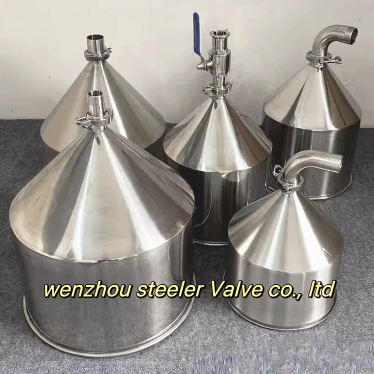 Stainless Steel SS304 & SS316L Tri-Clamp Hopper Dosing